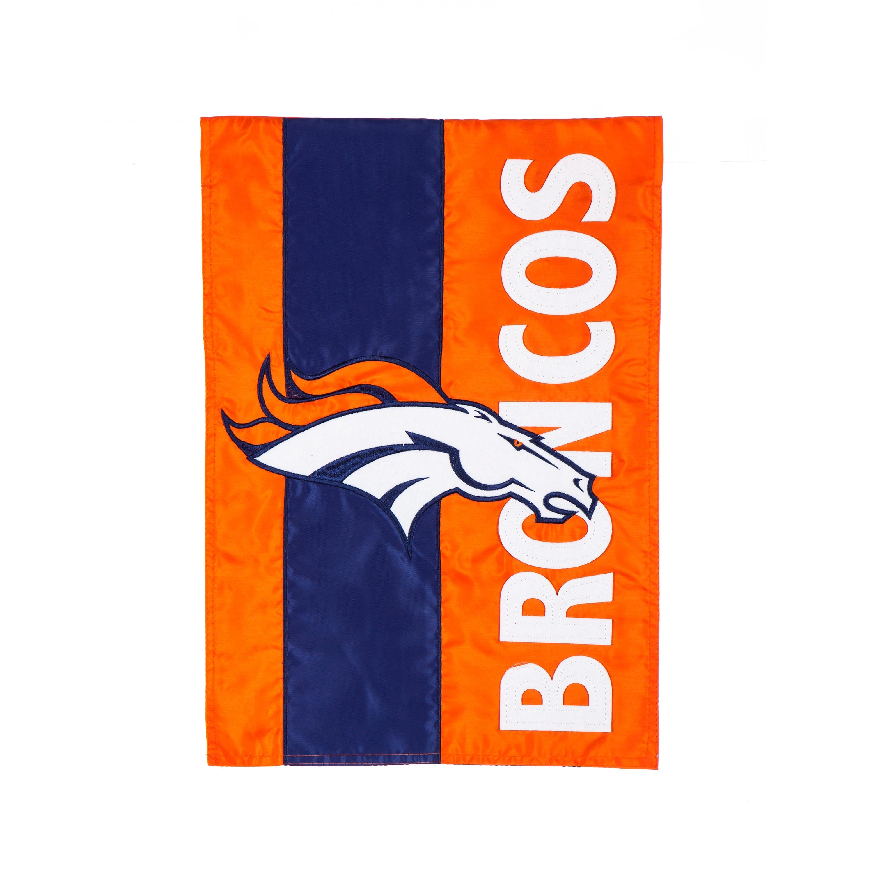 Denver Broncos Embellished Garden Flag – Gametime Vintage