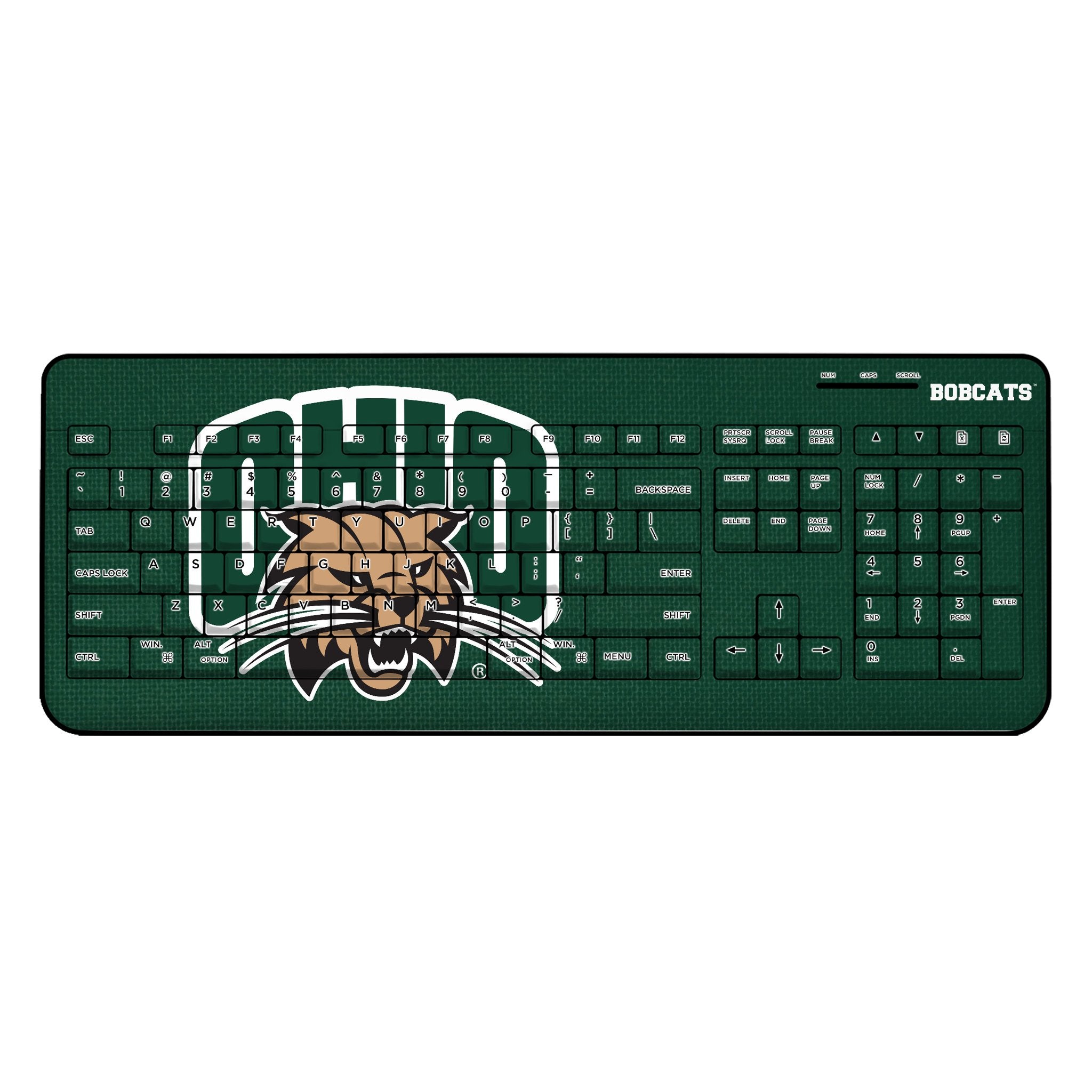 Ohio University Bobcats Solid Wireless USB Keyboard – Gametime Vintage
