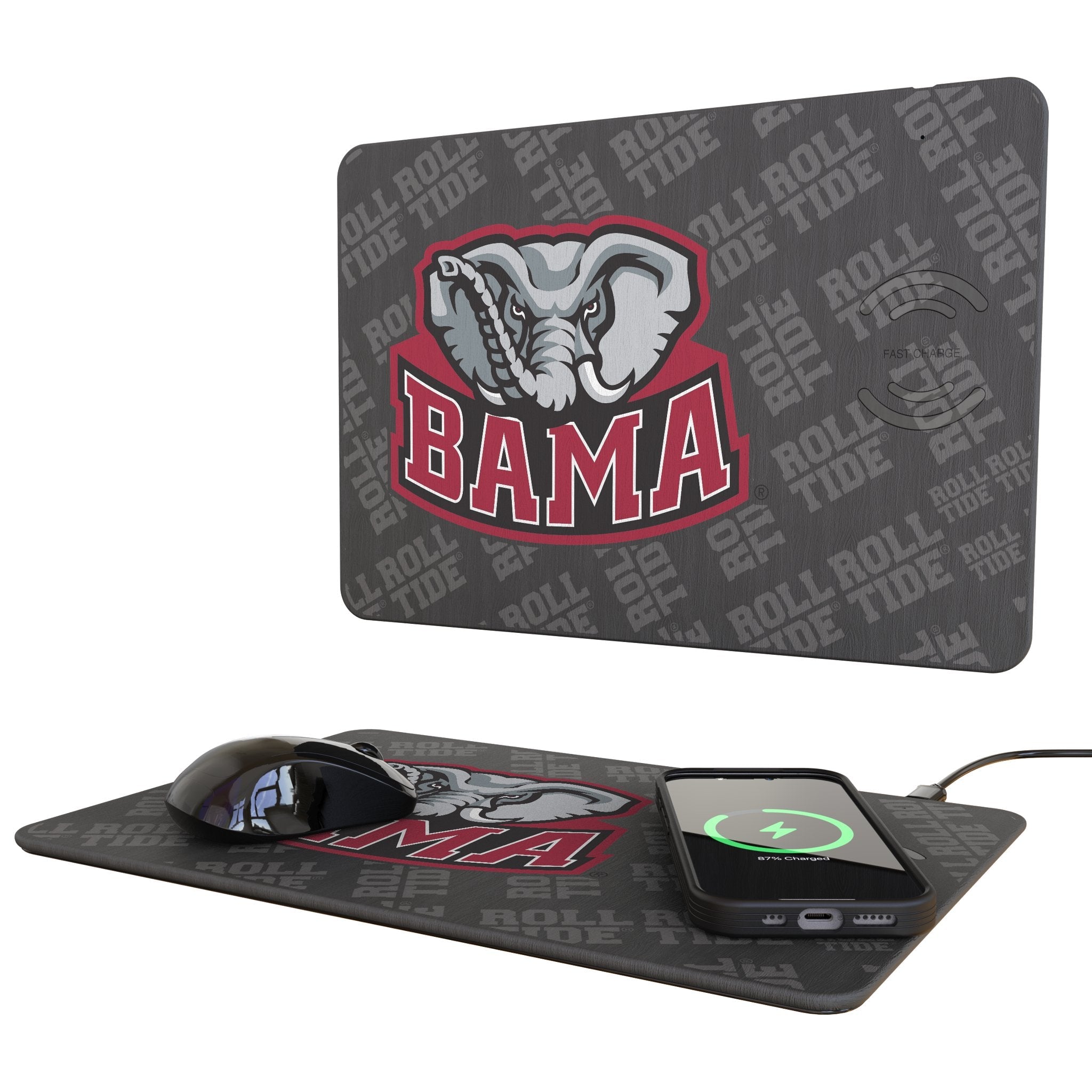 University of Alabama Crimson Tide Script A Quadtile 15-Watt Wireless ...